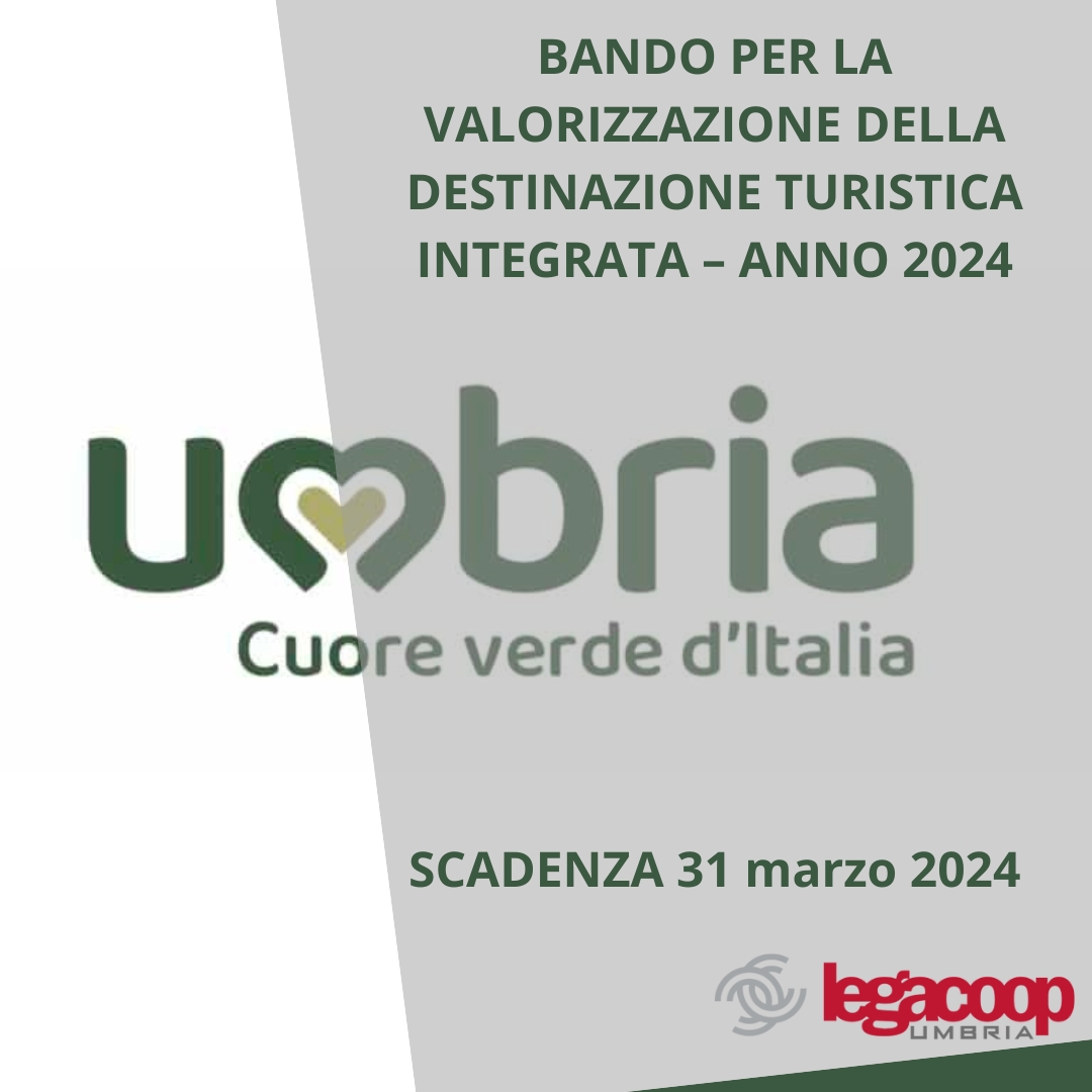 BANDO PER LA VALORIZZAZIONE DELLA DESTINAZIONE TURISTICA INTEGRATA ANNO ...